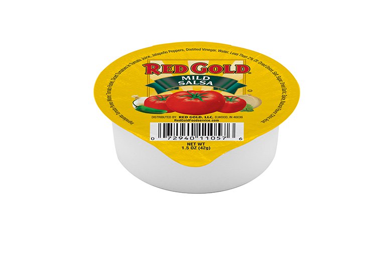 1.5 oz Individual Salsa Cups, 264 ct | Red Gold Foodservice